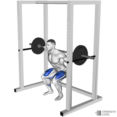 Agachamento com Pins - Padrões para Homens e Mulheres (lb) - Strength Level